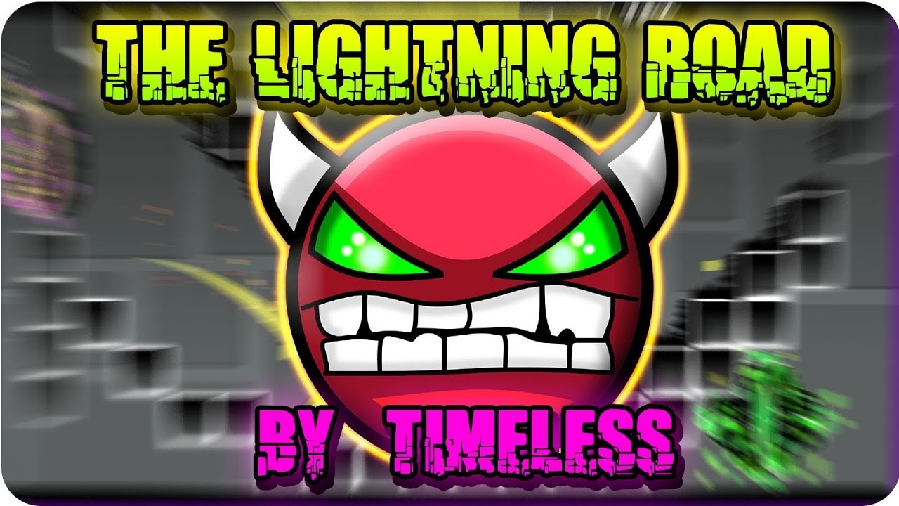 The Lightning Road 100% completed Geometry Dash - YouTube