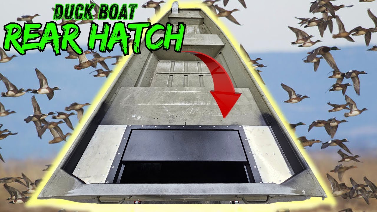 Installing a rear-facing hatch in the back deck | Duck boat project 3 ...