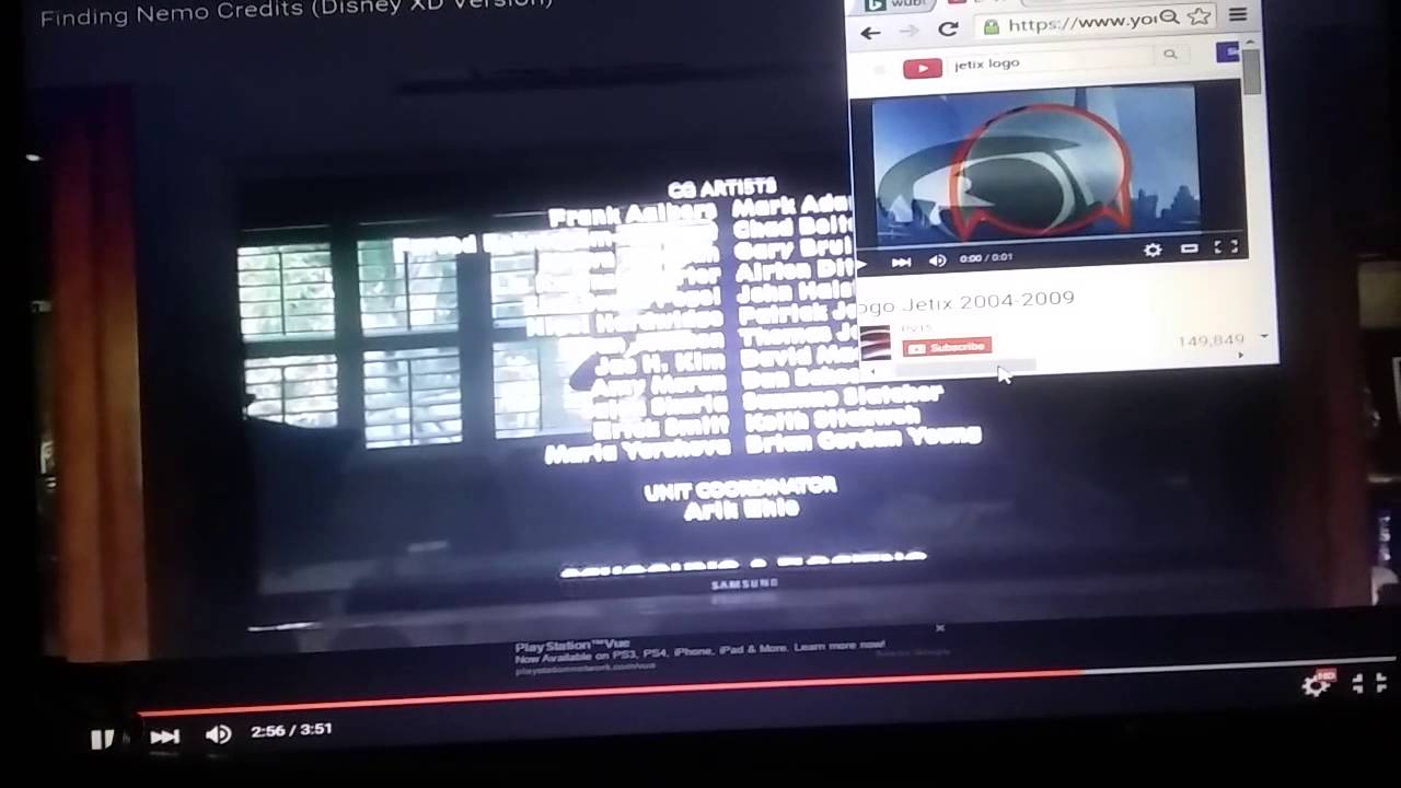 Finding Nemo Credits On Jetix 2004 - YouTube