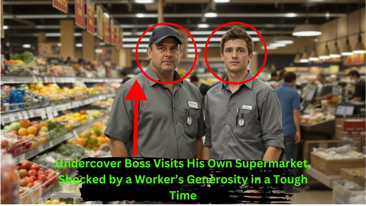 Undercover Boss Visits His Own Supermarket, Shocked by a Worker’s ...