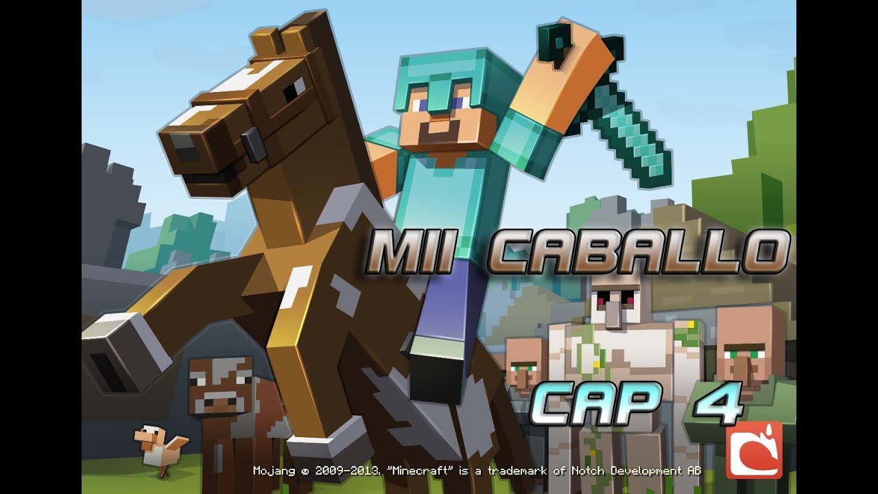 Minecraft - En Busca De Mii CABALLO - Cap 4 - Caballos, Zombies y Mucho ...