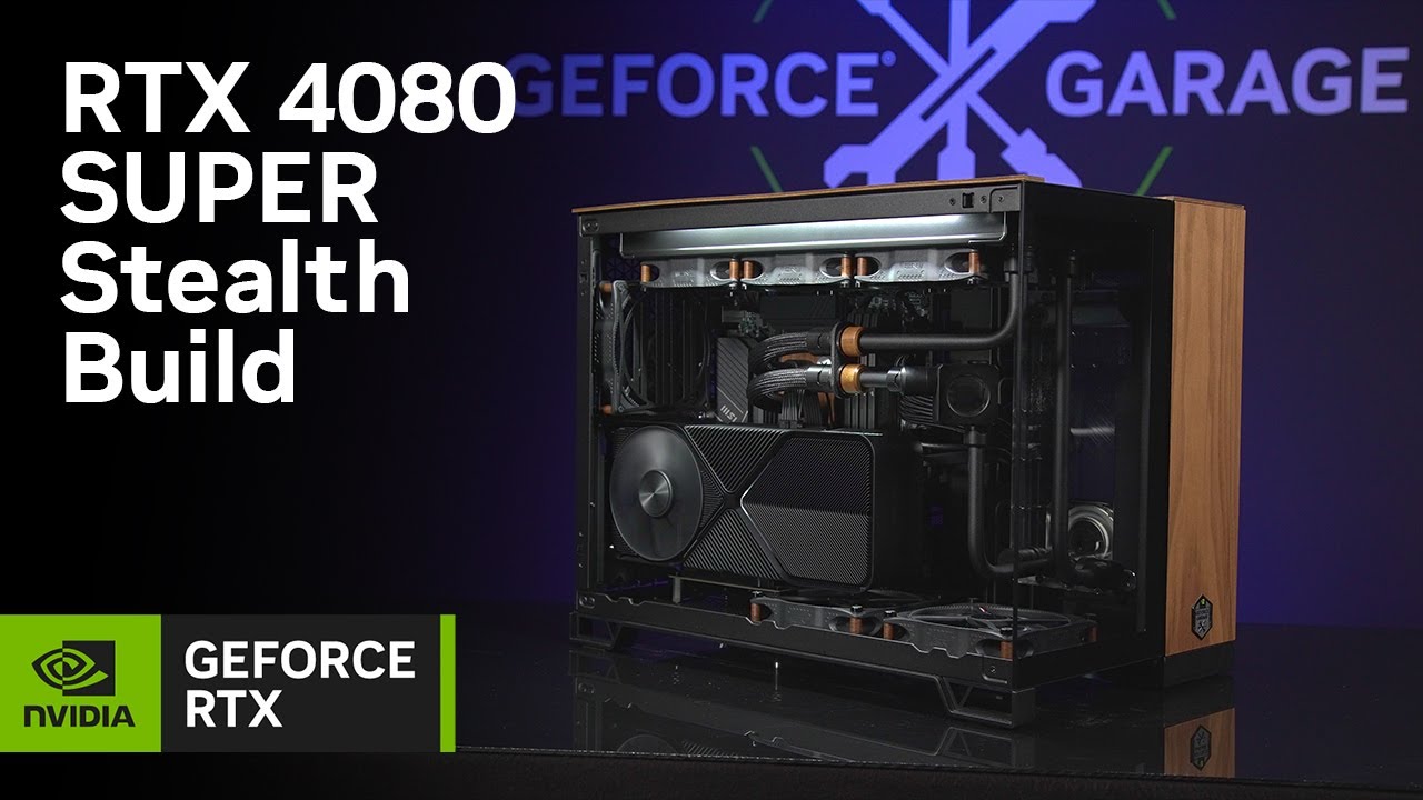GeForce Garage – RTX 4080 SUPER Stealth Build by LiquidHaus - YouTube