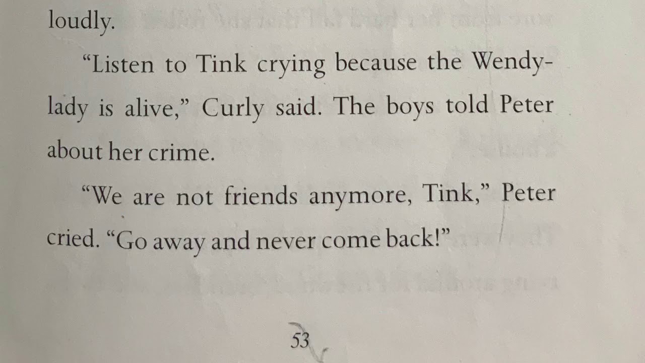 Peter Pan Chapter 7 - YouTube