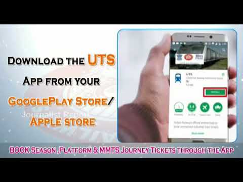 How to Paperless UTS Mobile Ticketing || How to Book Railway Ticket ...