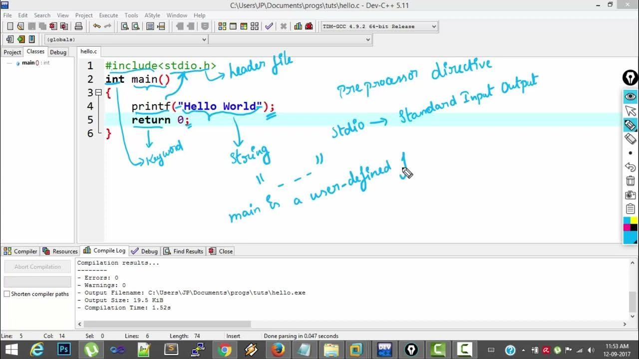 Hello World Program - YouTube