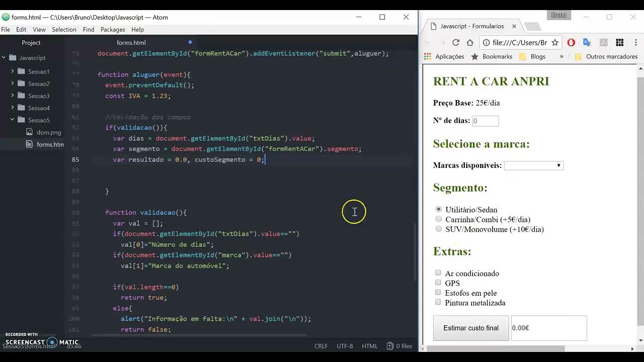 Javascript #18 - Formulários (Parte 2) - YouTube