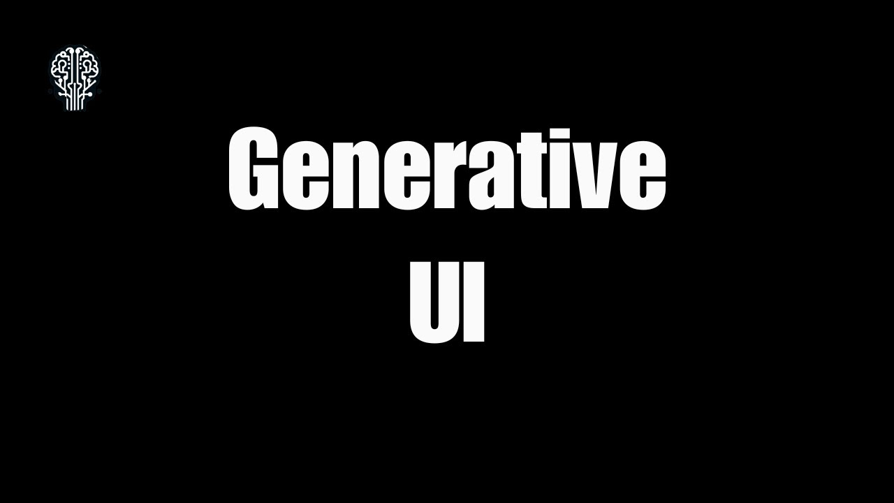 Generative UI: Optimized Interfaces with AI - YouTube