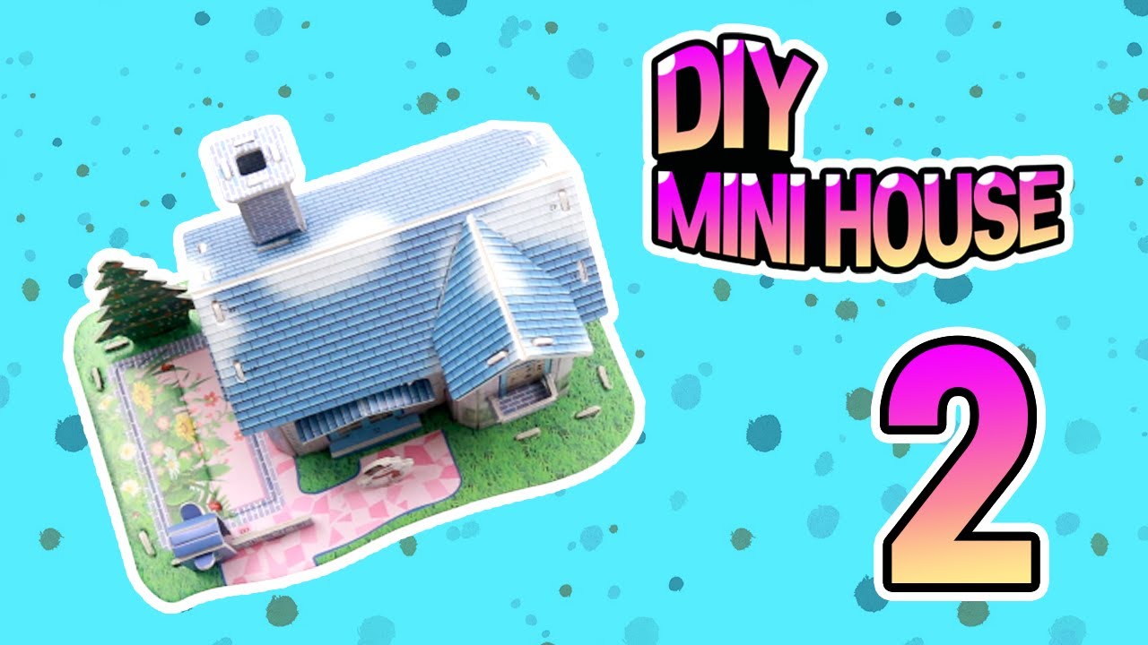 DIY Making a Simple Toy House 2 for kids | Miniature | 미니어처 | Casa de ...