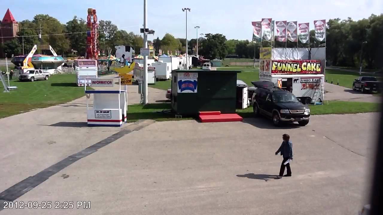 Caledonia Fair Setup - Timelapse September 25 - YouTube