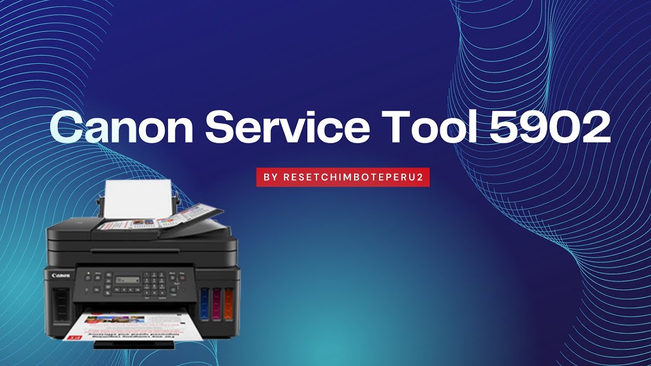 Canon SERVICE TOOL 5902 OFFICIAL - ST5900 - YouTube