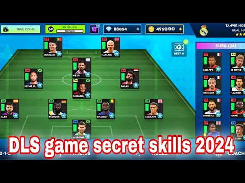 DLS game secret skills | DLS game review Bangla #dls24 - YouTube