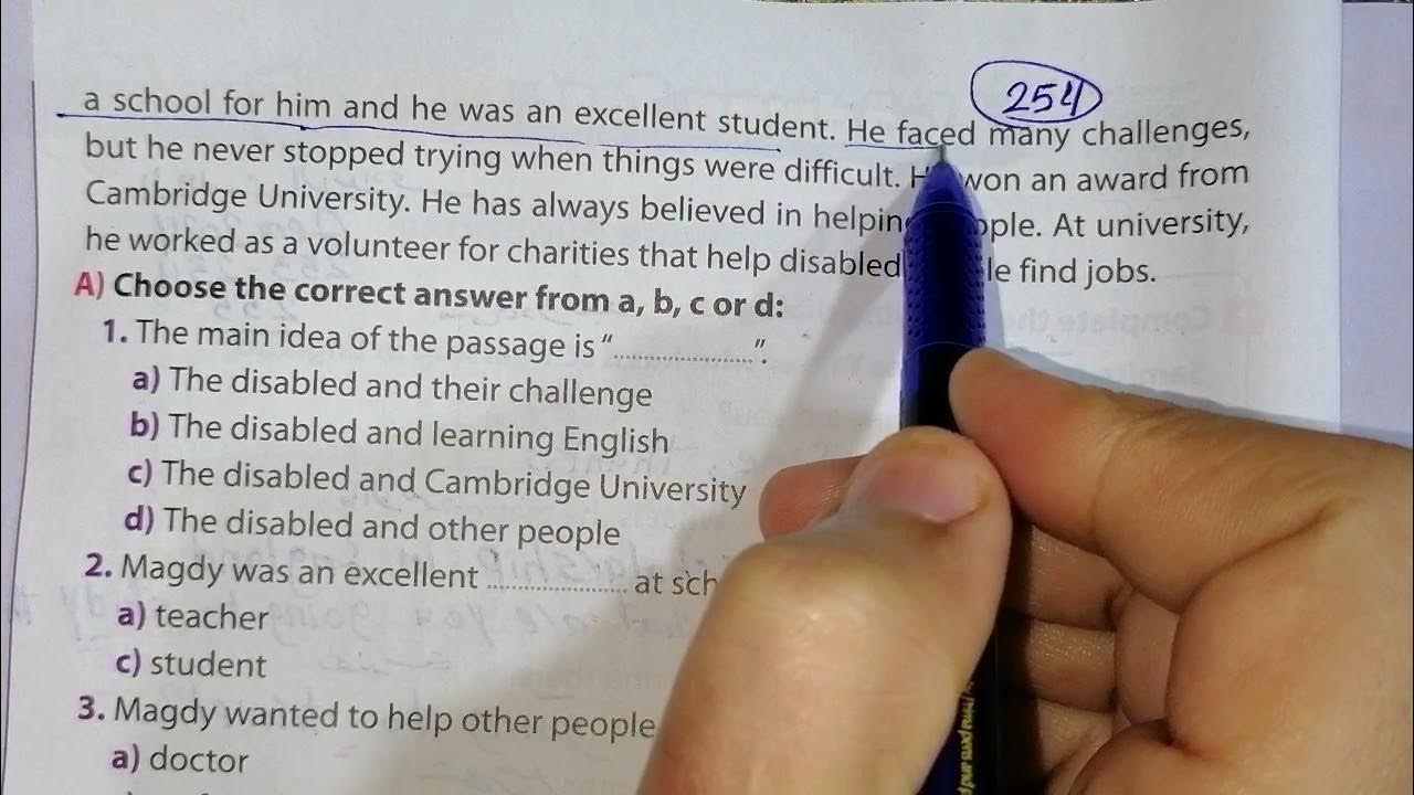 حل صفحة 253_254_255 من كتاب Gem 2024 انجليزي الصف الثالث الاعدادي الوحده الخامسه 🌹🌹🌹🌹 - YouTube