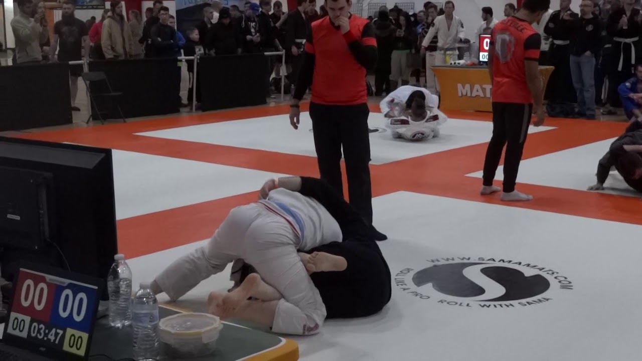 Bryan Briegel Grappling Industries Detroit 2018 03 17 Match 2 - YouTube