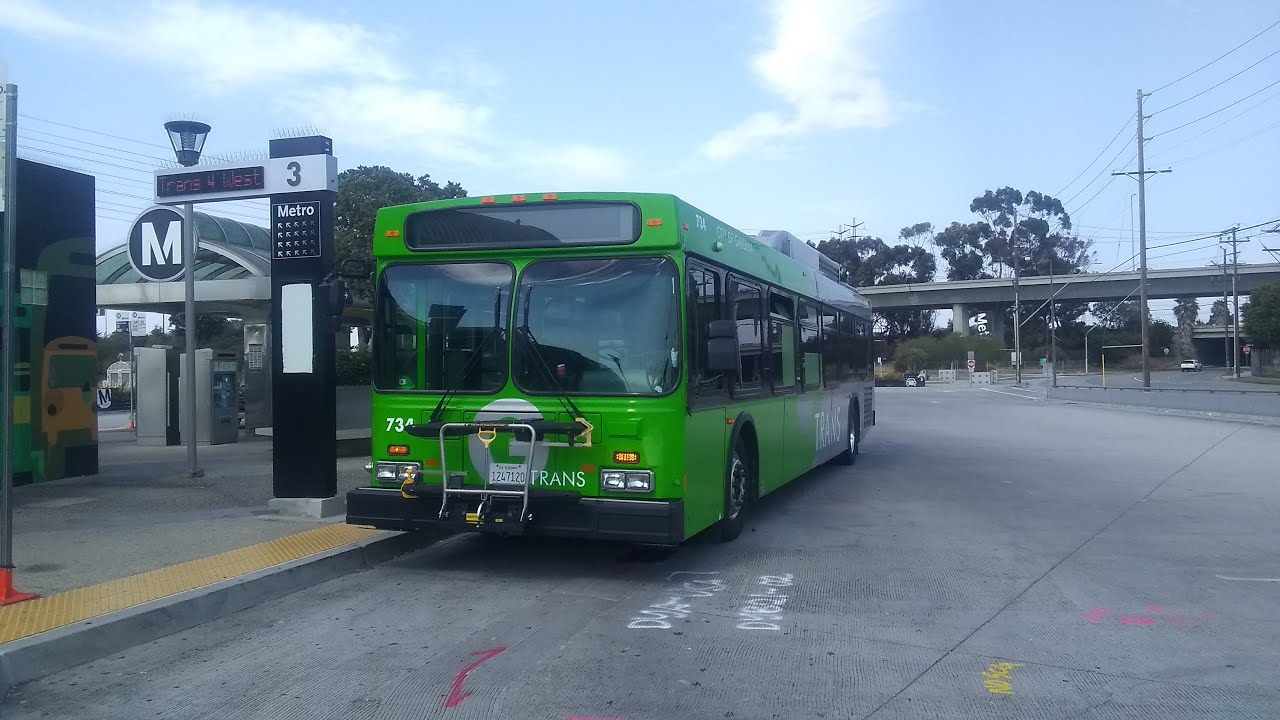 (START-UP) 2009 GTrans New Flyer GE40LF 734 - YouTube