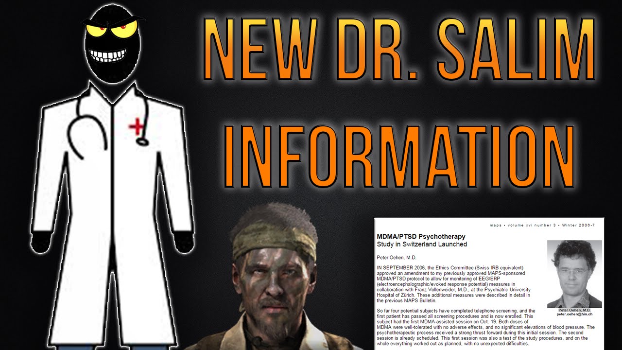 BLACK OPS 3 - New Dr. Salim Sgt Frank Woods Info - PTSD? - YouTube