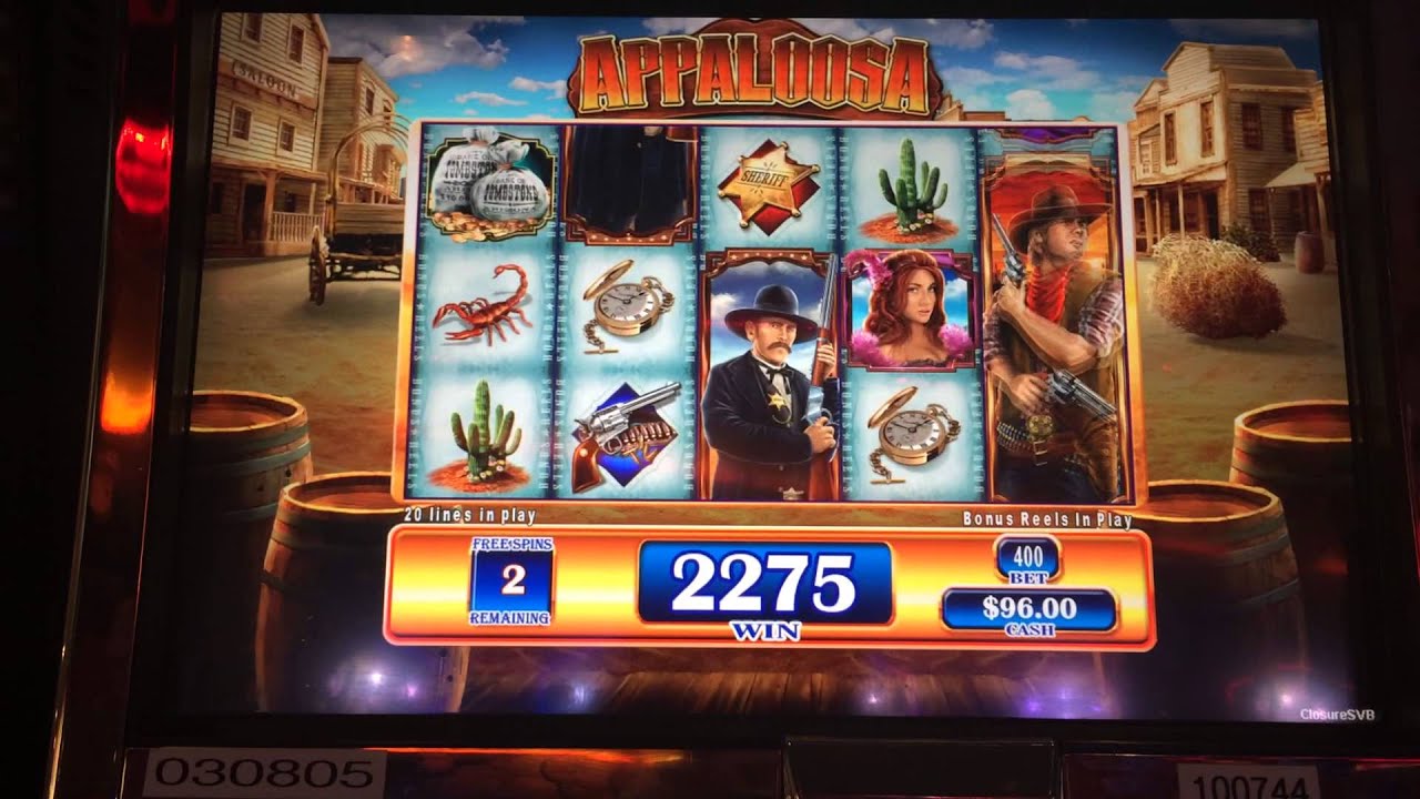 Appaloosa Slot Machine Bonus - YouTube