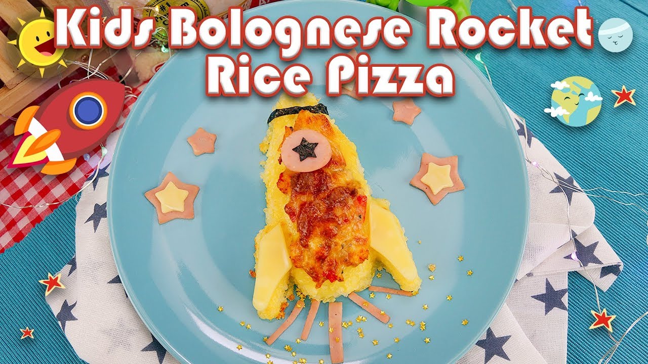 How To Make Kids Bolognese Rocket Rice Pizza | Share Food Singapore ...