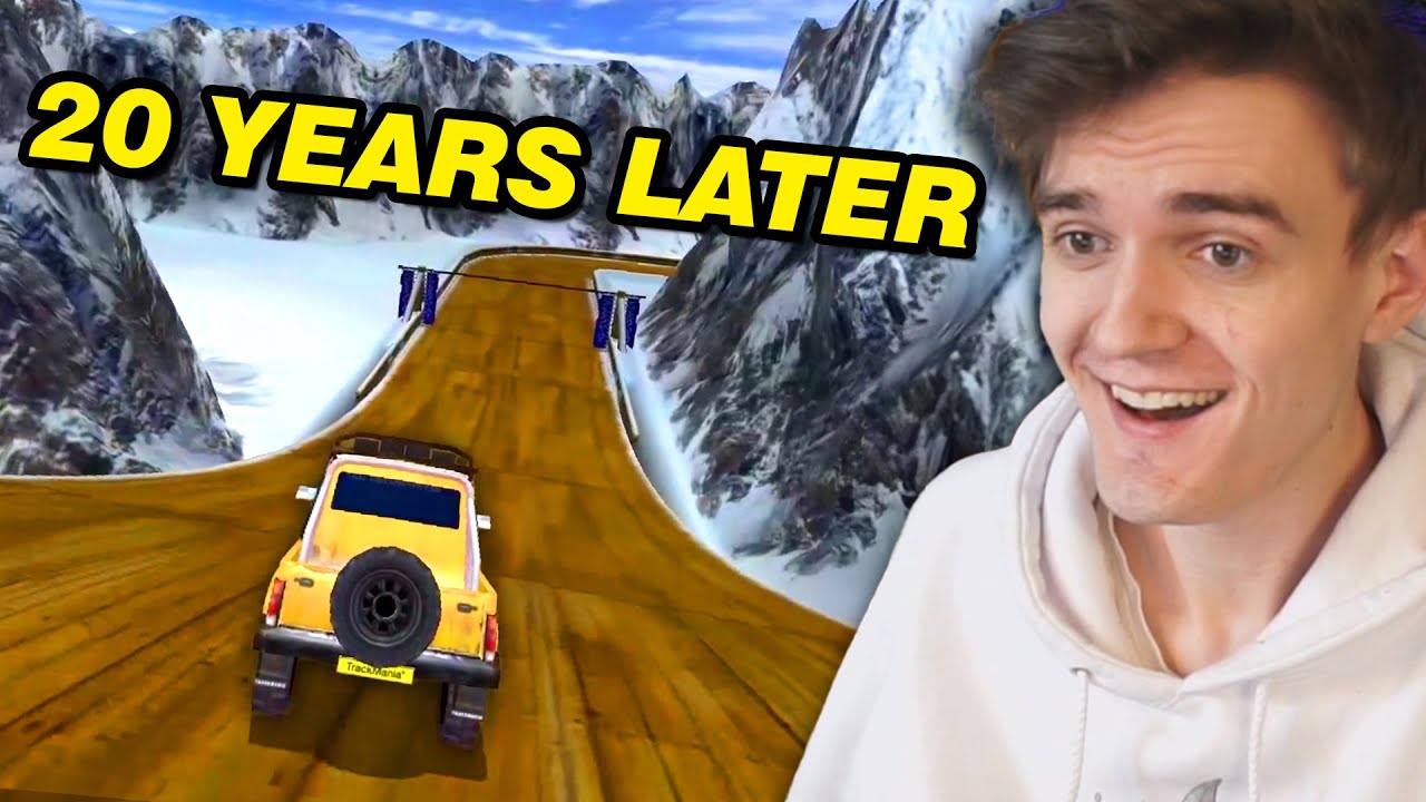 Wirtual Tries the First Ever Trackmania Game - YouTube