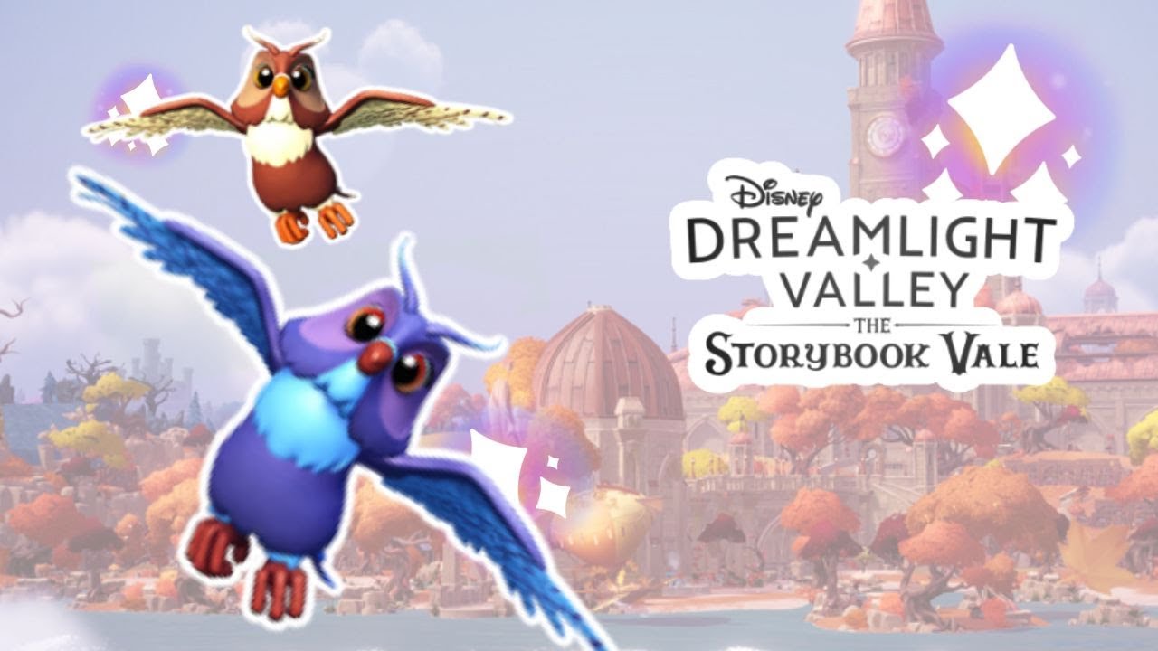 How to get Owls in Disney Dreamlight Valley The Storybook Vale - YouTube