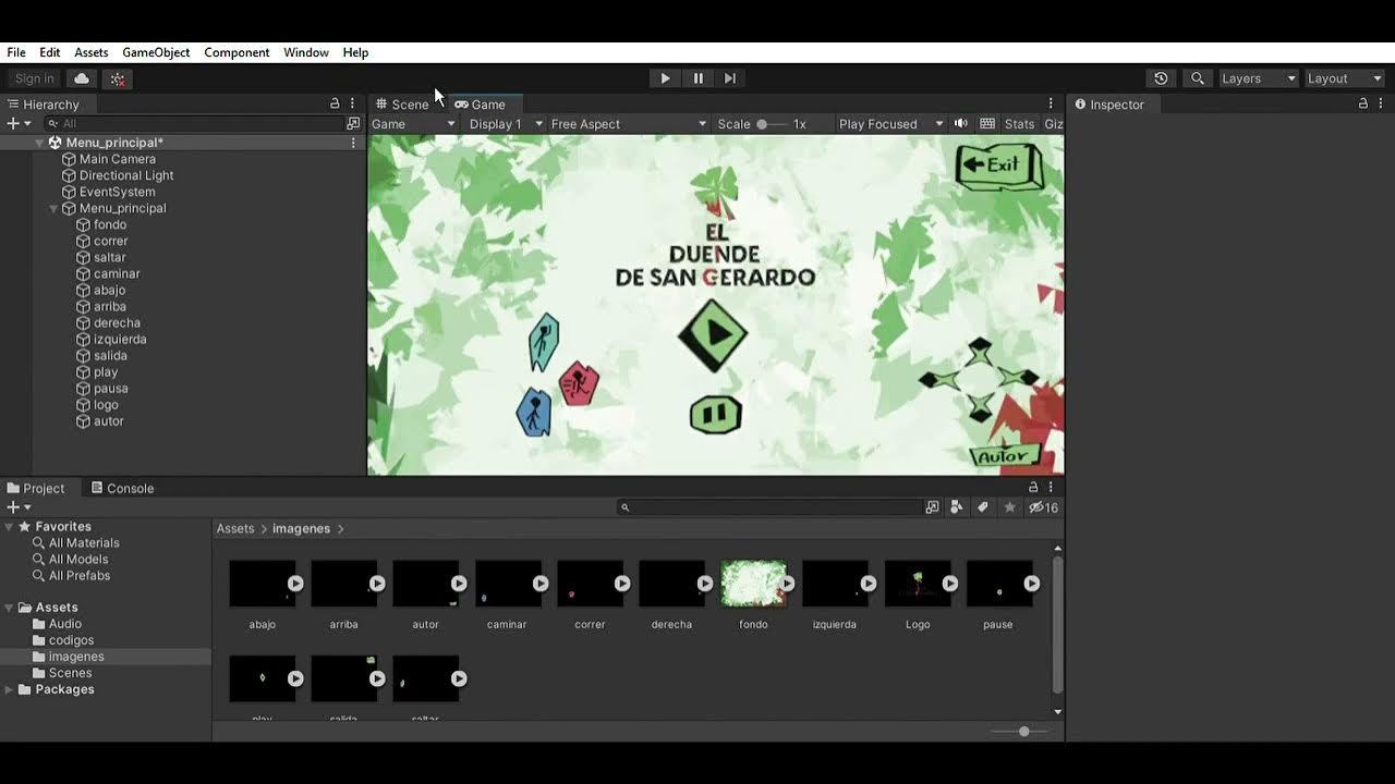juego Menu principal Windows, Mac, Linux Unity 2021 3 16f1 Personal DX11 2023 01 24 23 46 4 ...