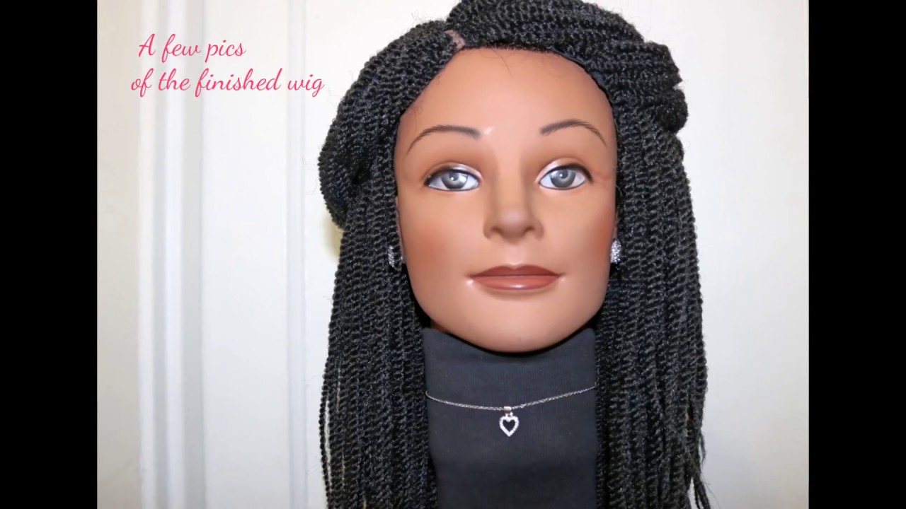 Crochet lace wig with Freetress sista twist - YouTube