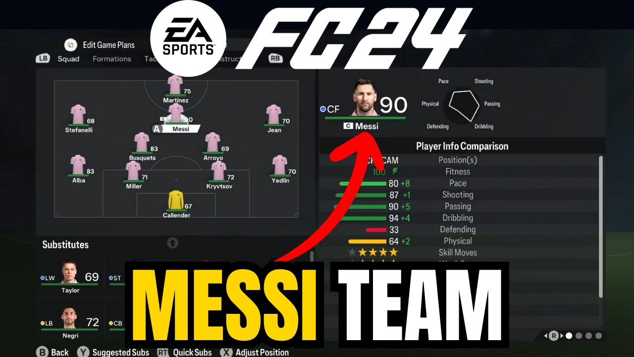 FC 24: How to Find Leo Messi - Messi Team EA Sports FC 24 #fc24 - YouTube