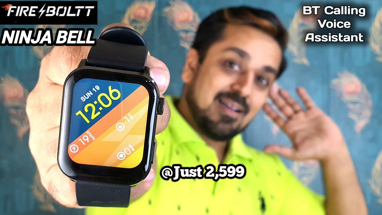 Fireboltt Ninja Bell with bluetooth calling and 60+ Sports Modes. Is ...