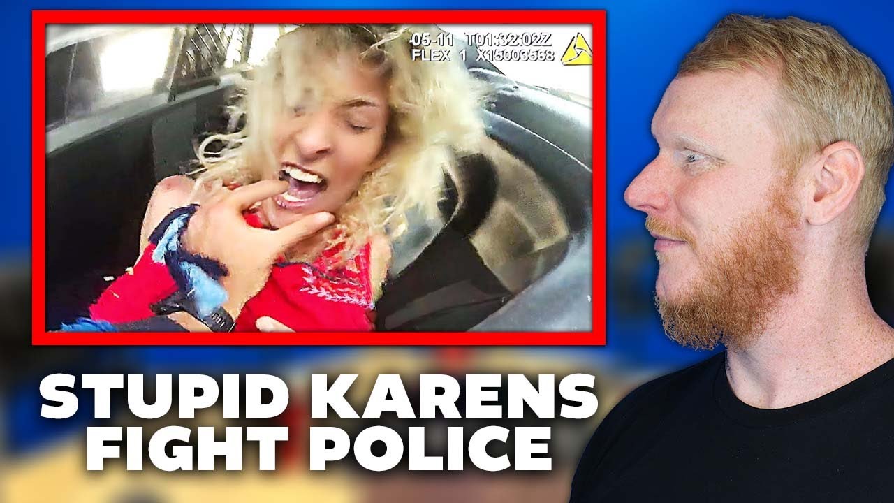 When Stupid Karens Try To Fight Cops - Dr Insanity REACTION | OFFICE ...
