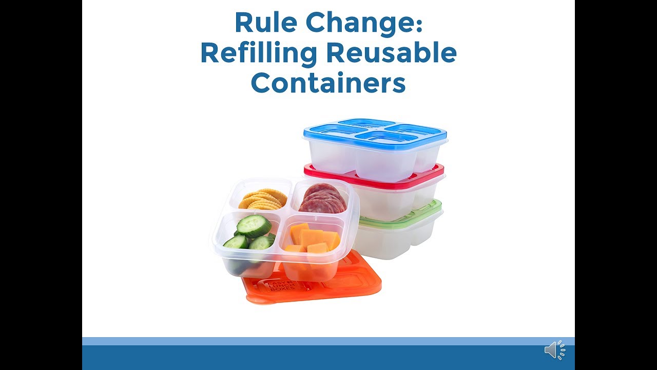 Food Code Revision 2022: Refilling Reusable Containers - YouTube