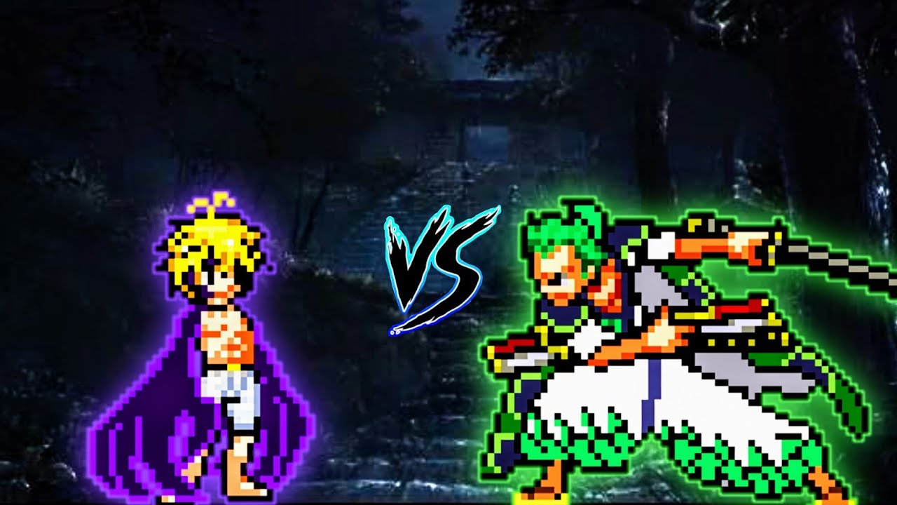 Meliodas TP OP (all form) VS Wano Zoro in Jump Force Mugen - YouTube