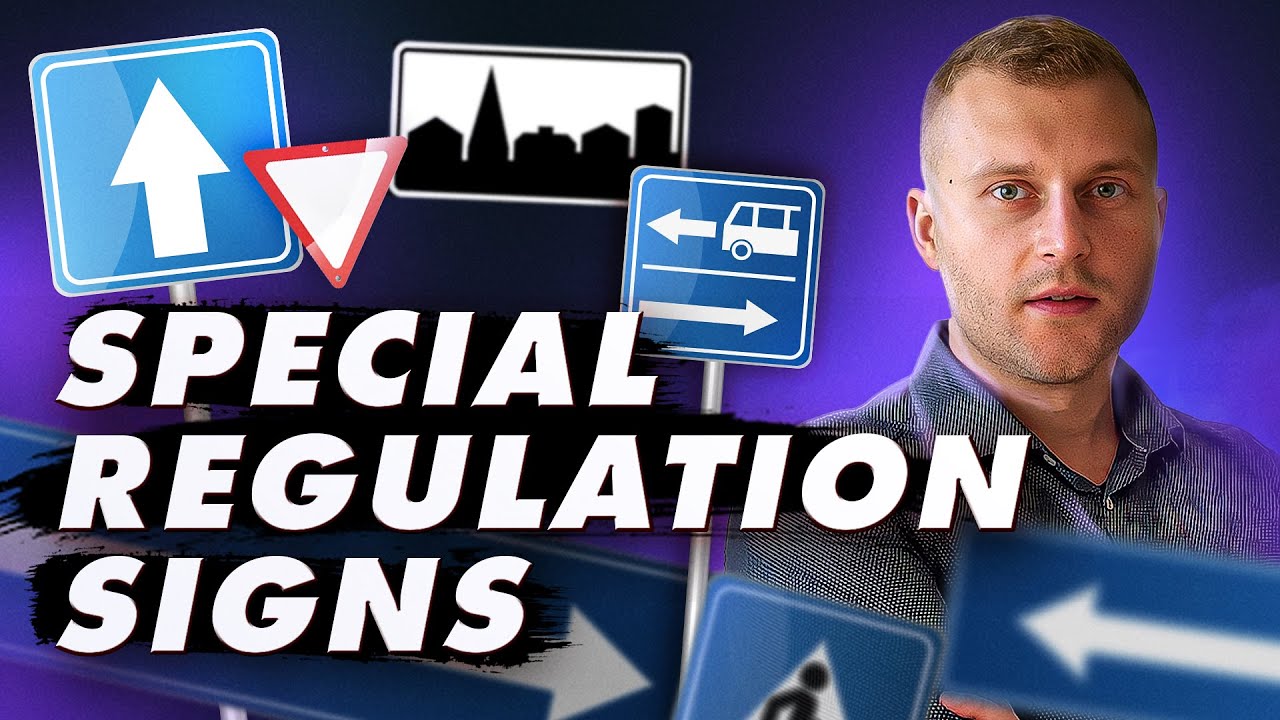 Special regulation signs - YouTube