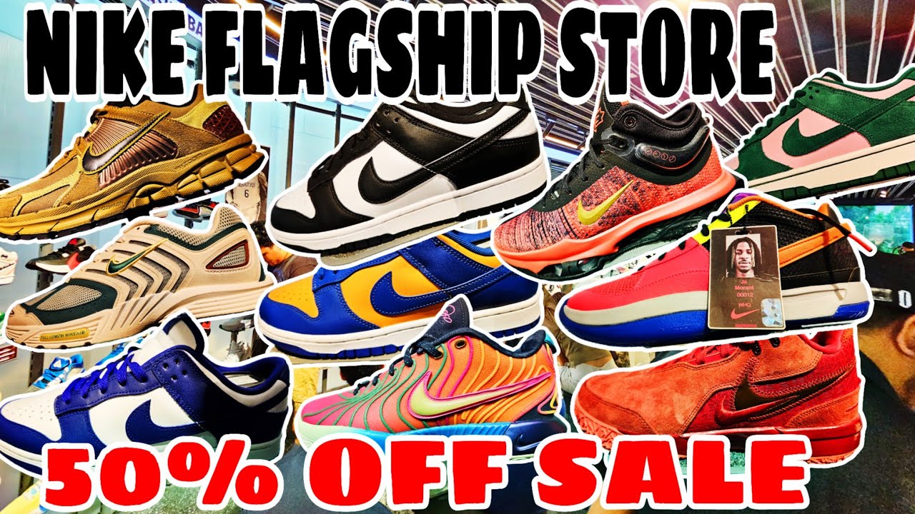 NIKE FLAGSHIP STORE BGC 50% OFF SALE DIN PALA DITO NAPABILI AKO NG ...