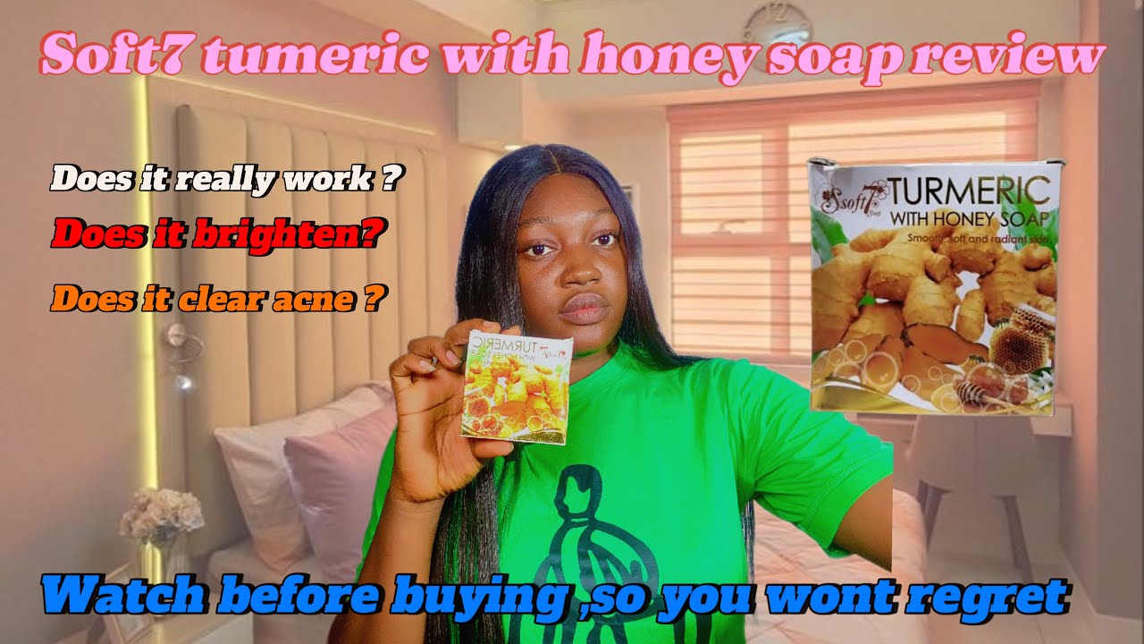 Soft7 turmeric with honey soap review | Does it really work ?watch ...