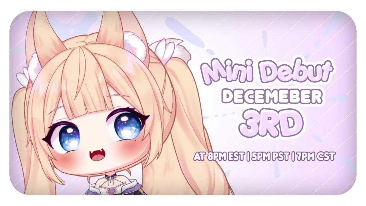 Chibi VTuber Model - Debut Trailer ♡ - YouTube