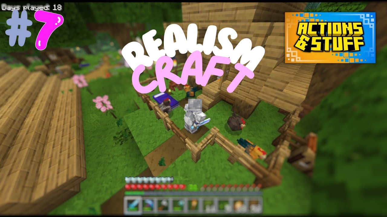 Building A Chicken Coop | Realism Craft + Actions&Stuff 1 Hour Long ...