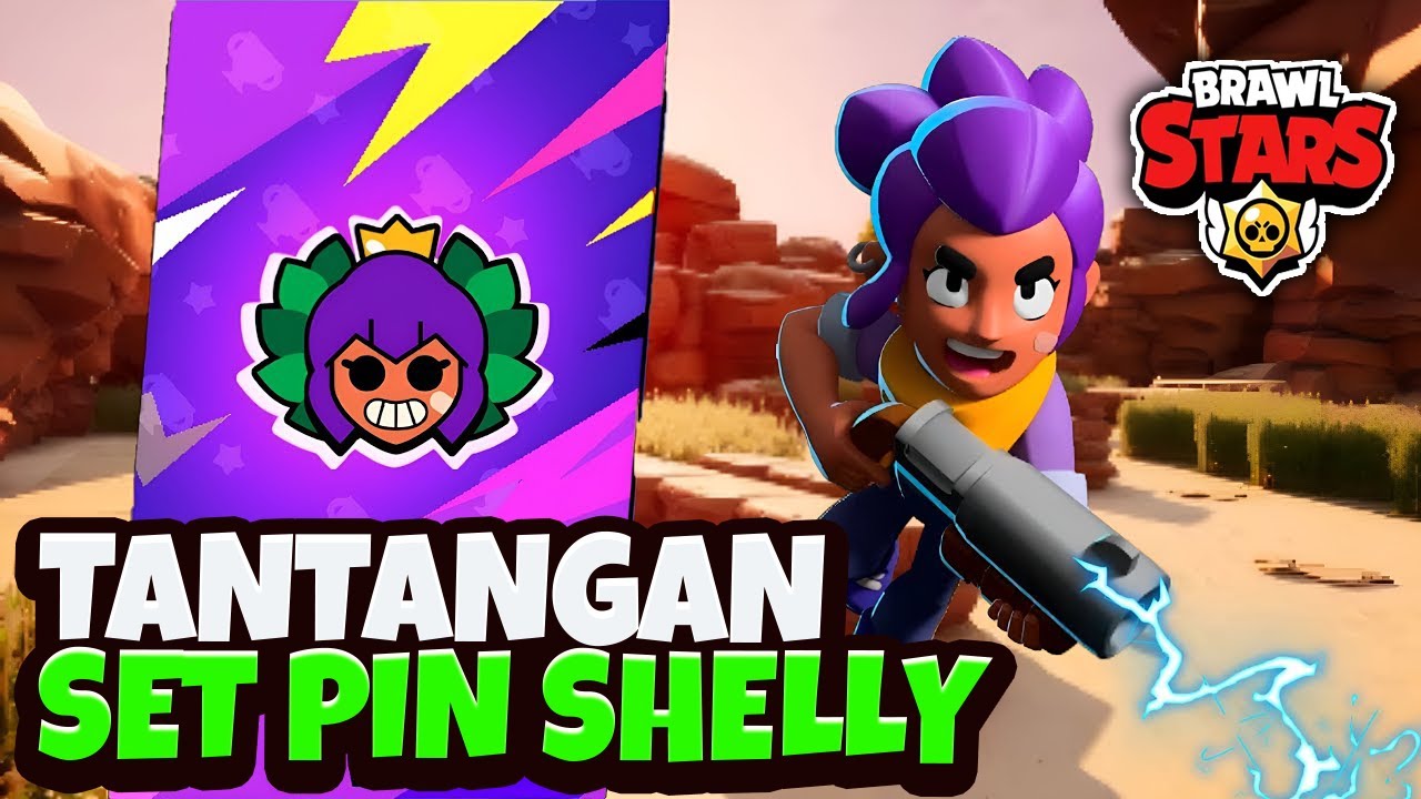 Tantangan Set Pin Shelly - Brawl Stars Indonesia - YouTube