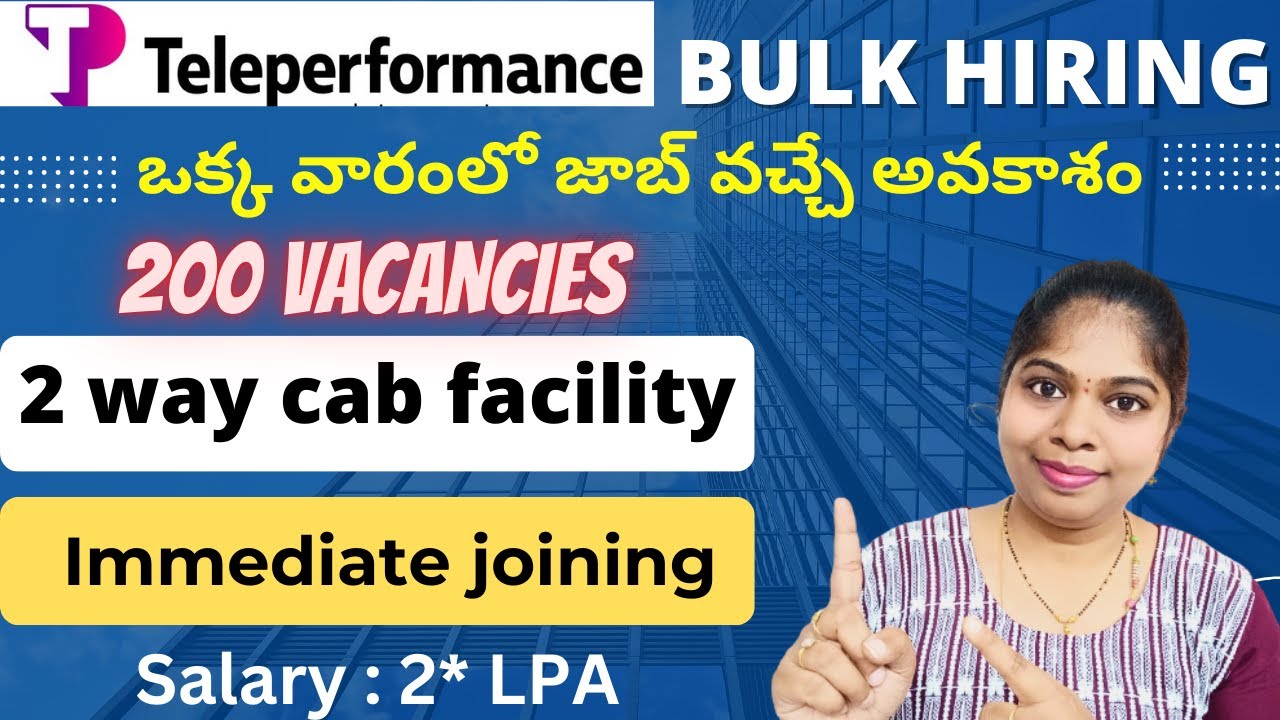 teleperformance job 2024 | teleperformance recruitment 2024 | tp job ...