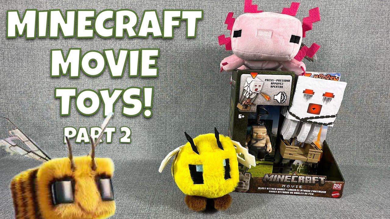 A MINECRAFT MOVIE TOYS BLAST ATTACK GHOST OPENING AND REVIEW - YouTube