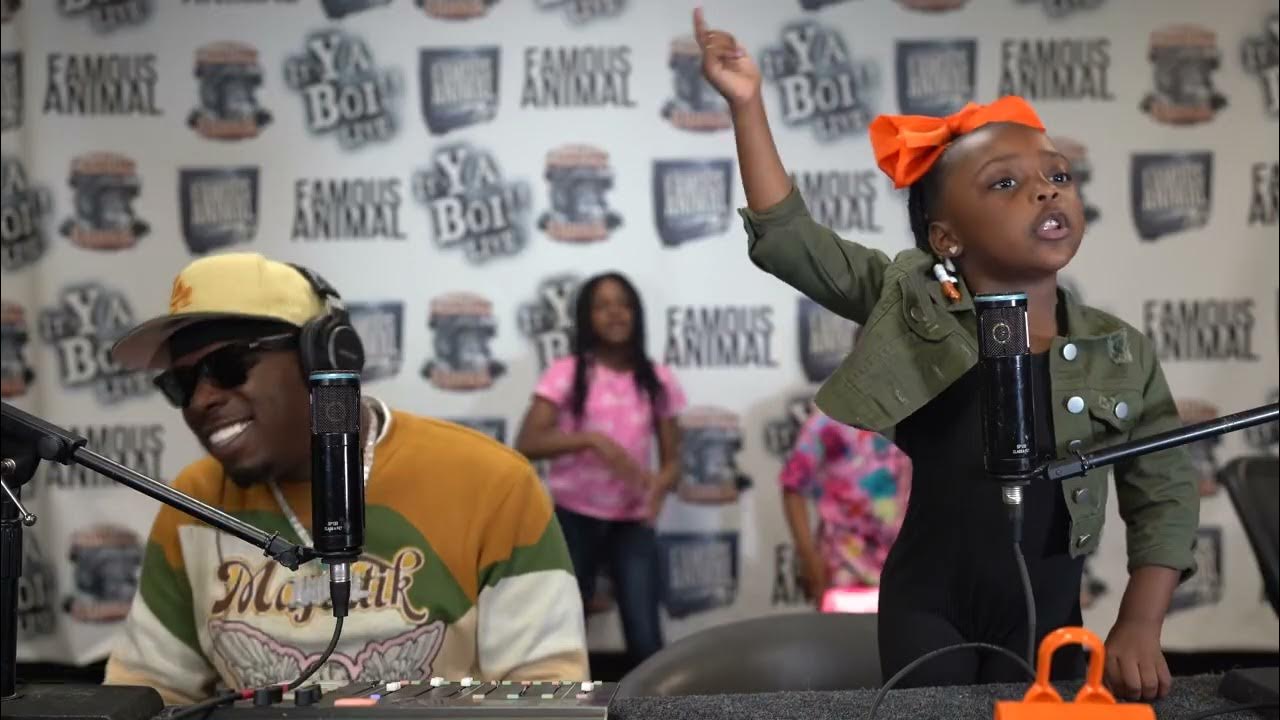 5 Year Old Rapper Pretty Girl Drey Drey Drops Hot Freestyle On Famous Animal Tv - YouTube