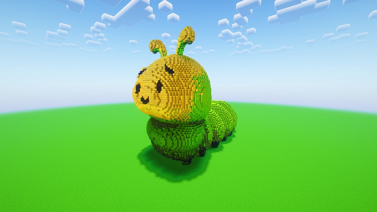 Minecraft Caterpillar Statue FREE ( Download ) - YouTube