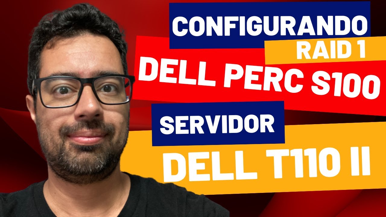 CONFIGURANDO RAID 1 NA CONTROLADORA DELL PERC S100 - YouTube