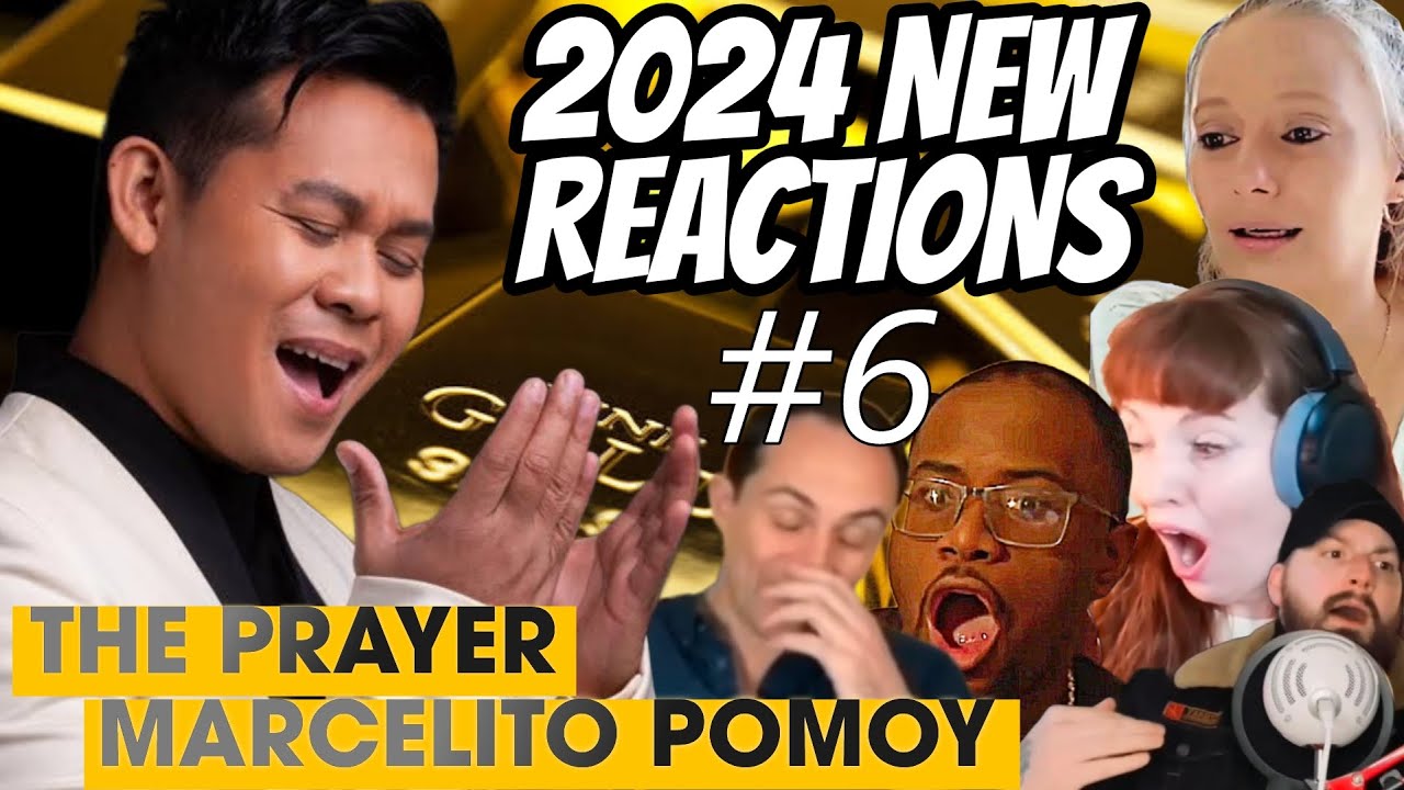 2024 NEW REACTIONS #6 | Marcelito Pomoy sings The Prayer by Celine Dion ...