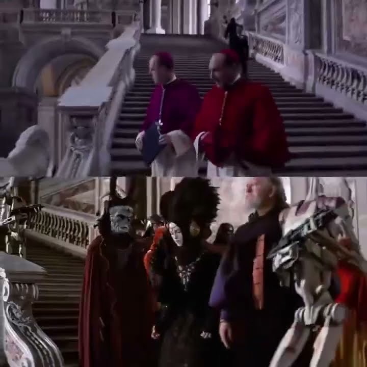 A scene from the Conclave and Star Wars shot in the same location - YouTube