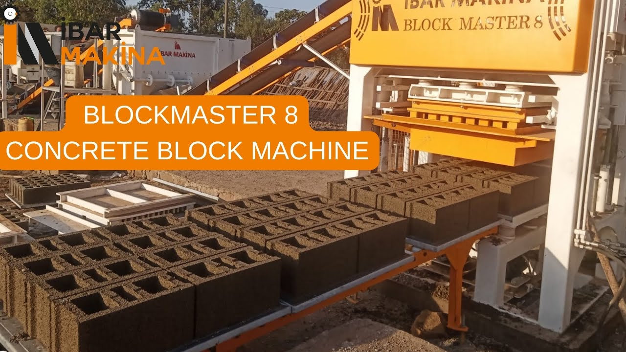 BLOCKMASTER 8 Concrete Block Machine Ethiopia (Hollow Block Machine ...