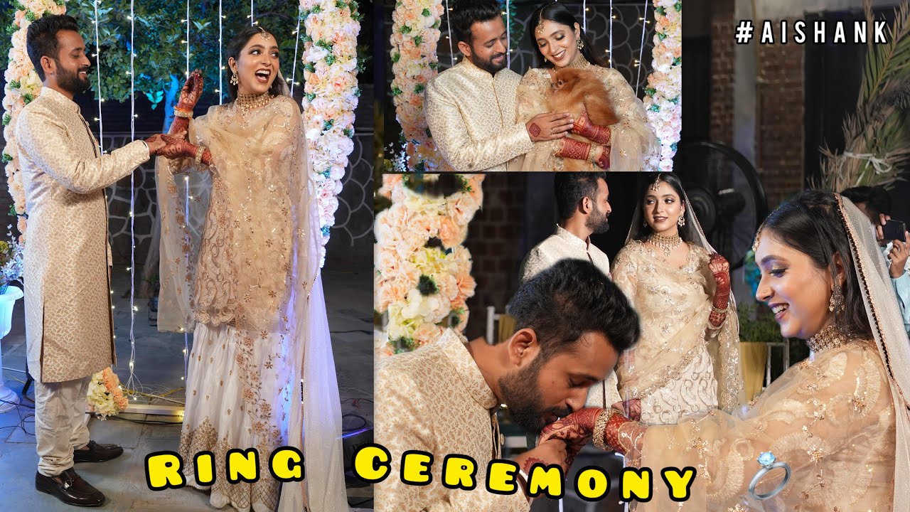 Ring Ceremony💍Full Video || Aishwarya + Dishank 🥰♥️ - YouTube