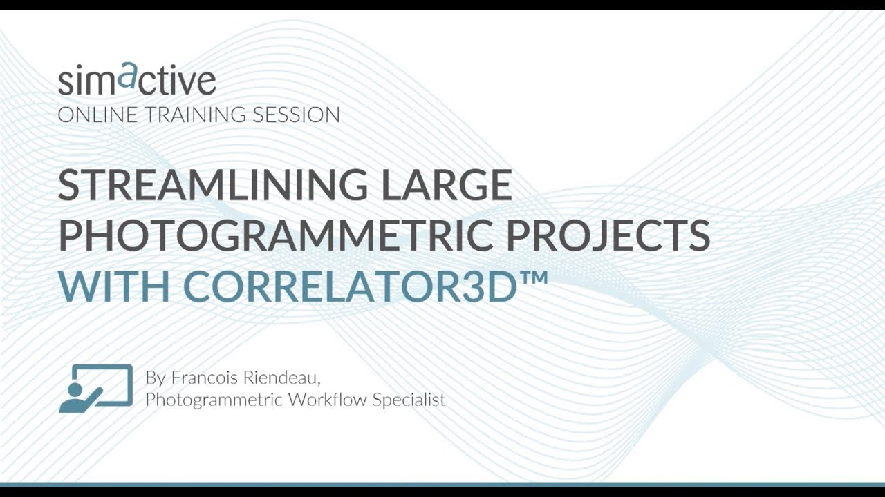 Streamlining Large Photogrammetric Projects with Correlator3D - YouTube