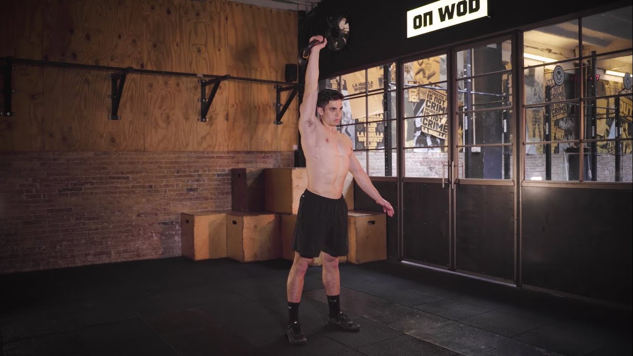 Single Arm Kb Strict Press - YouTube