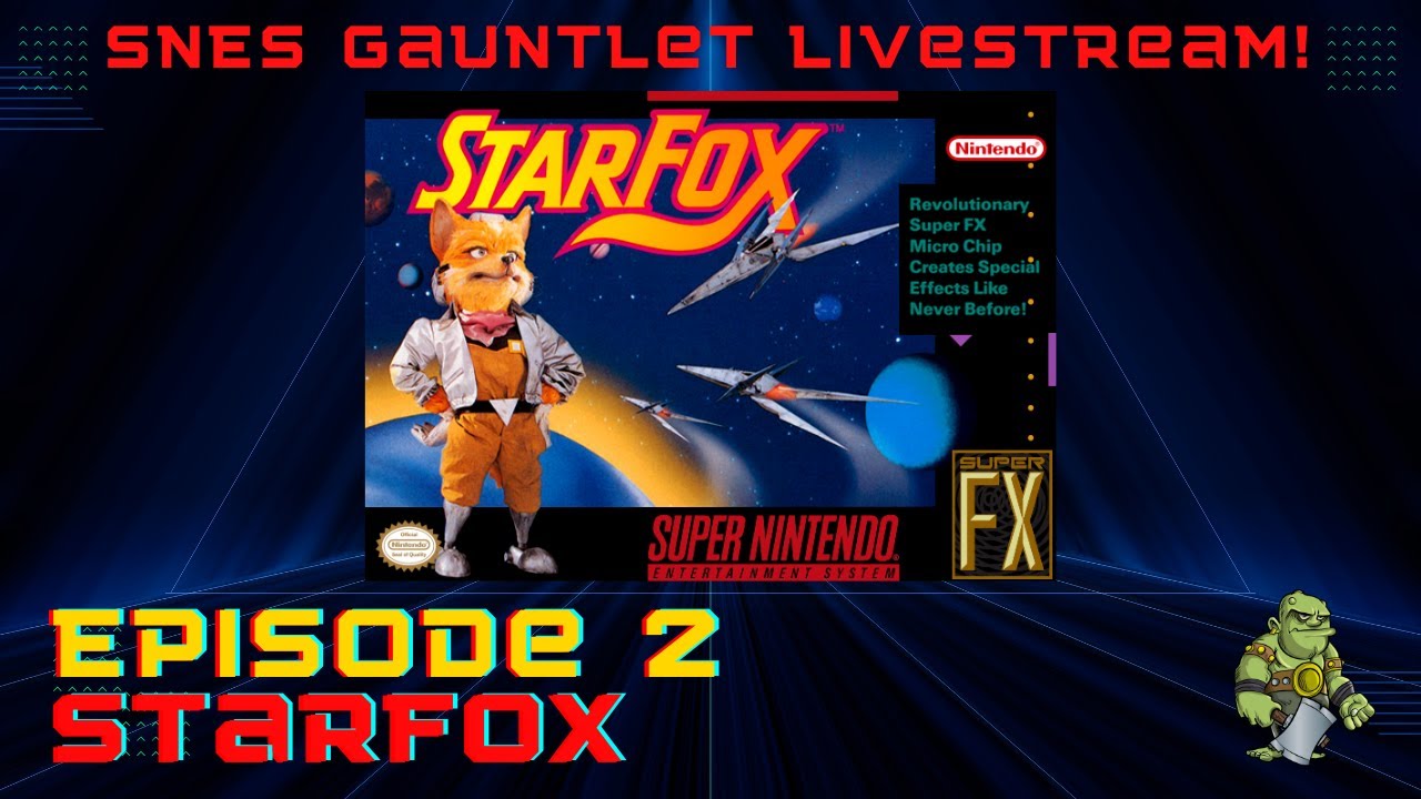 SNES Gauntlet #2: Star Fox Level 1 Complete. 2 and 3 attempted but ...