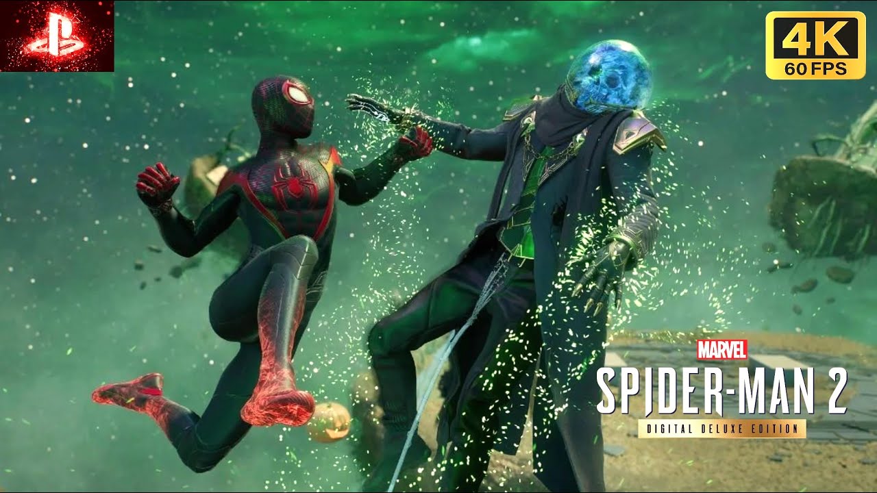 SPIDER MAN 2 MYSTERIO FINAL BOSS MISSION 4K CINEMATIC #spiderman #4k # ...