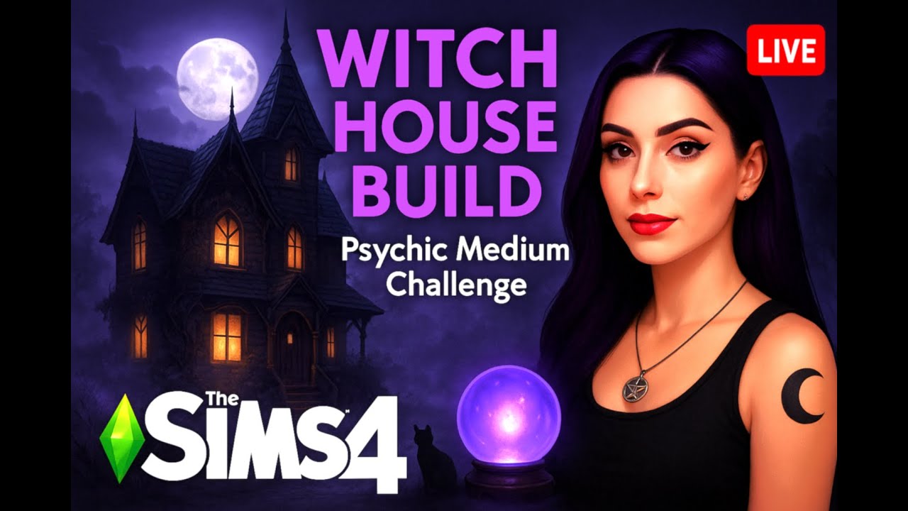 🔮 WITCH HOUSE BUILD | Sims 4 | No Commentary Part 2 🖤 - YouTube
